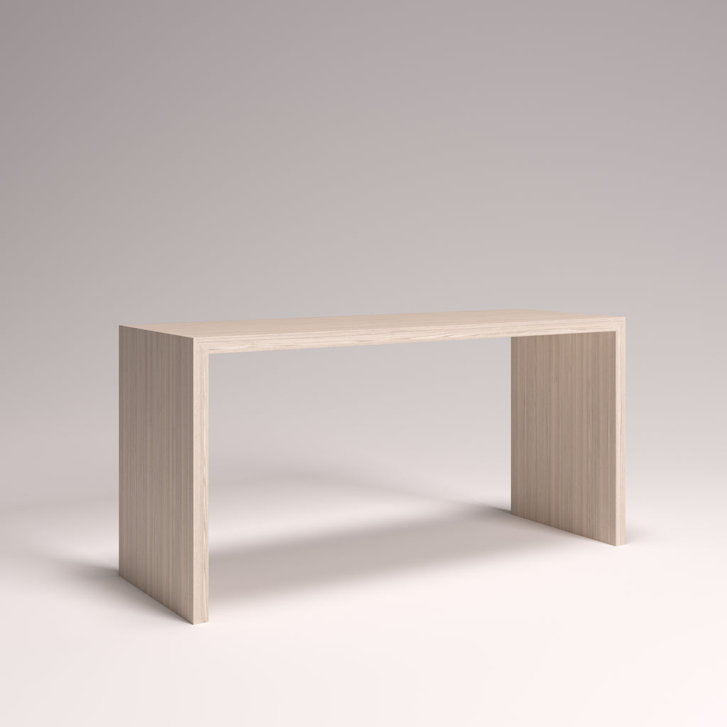 The Waterfall Office Desk | Solid Wood | YEG Woodcraft
